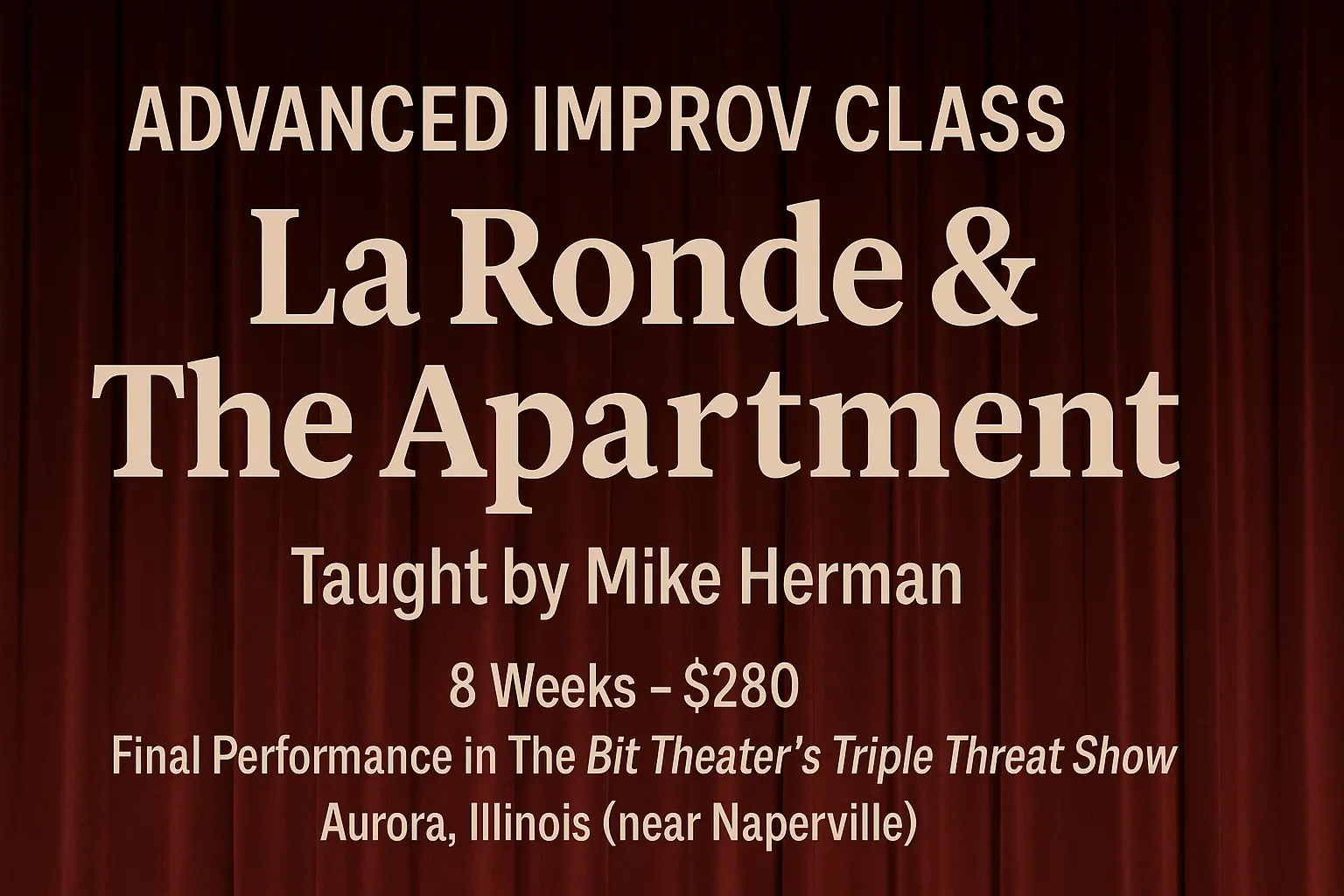 Advanced Improv Skills: La Ronde & The Apartment | The Bit Theater